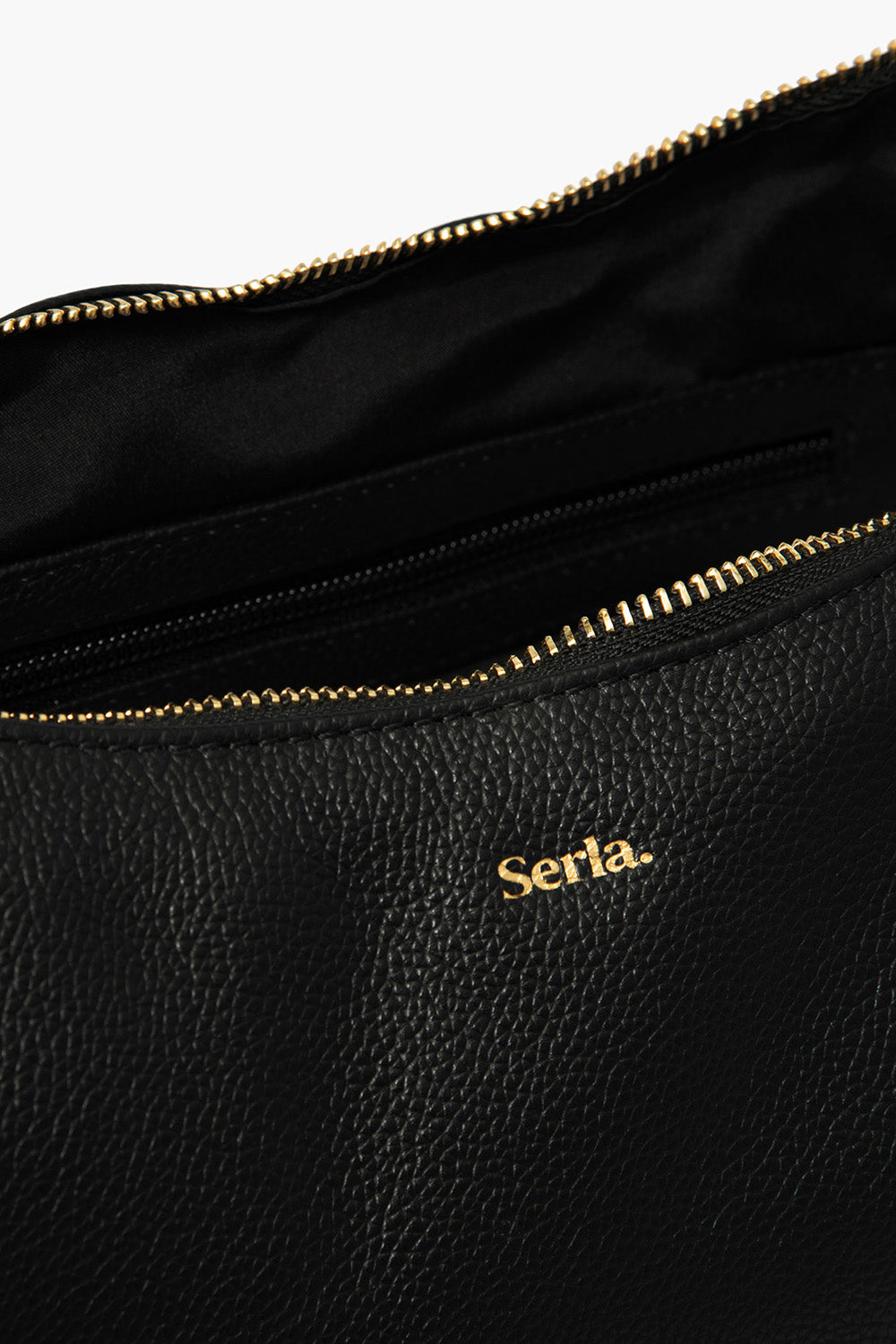 Juliet Black Leather Shoulder Bag – Serla